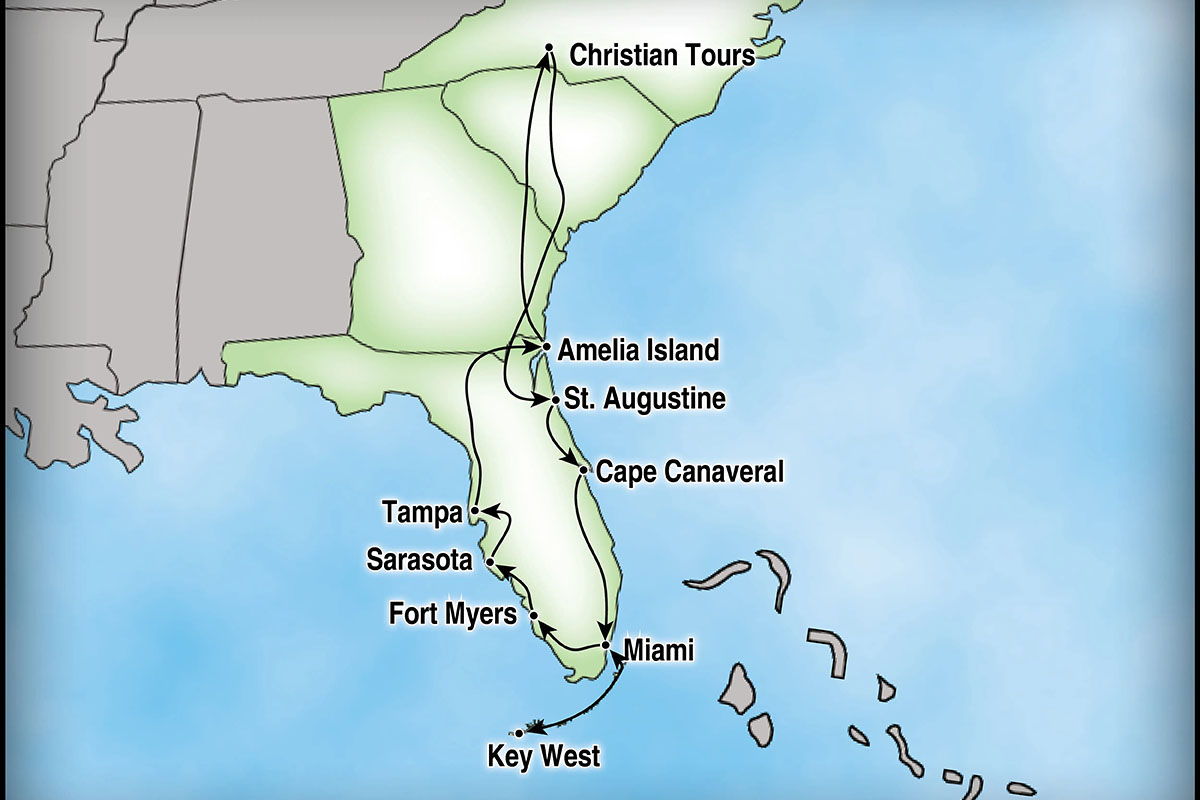 Key West and Florida Circle (2025) | Christian Tours – Motorcoach/Bus ...